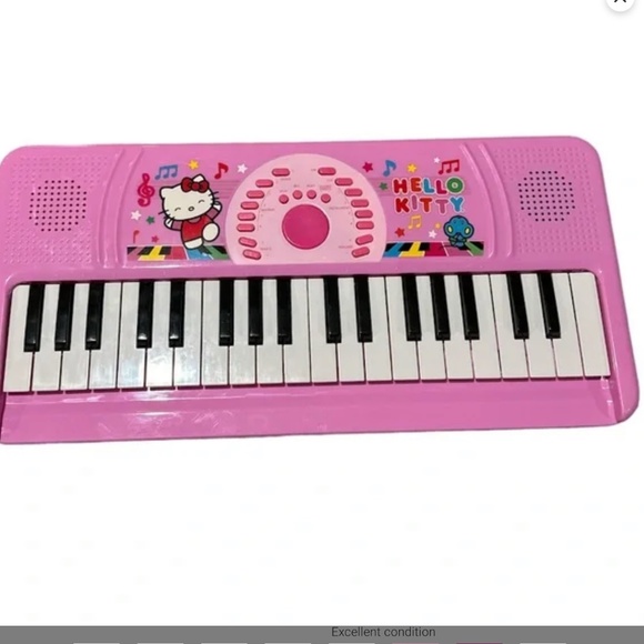 Sanrio | Toys | Vintage Sanrio Hello Kitty Pink Musical Keyboard | Poshmark
